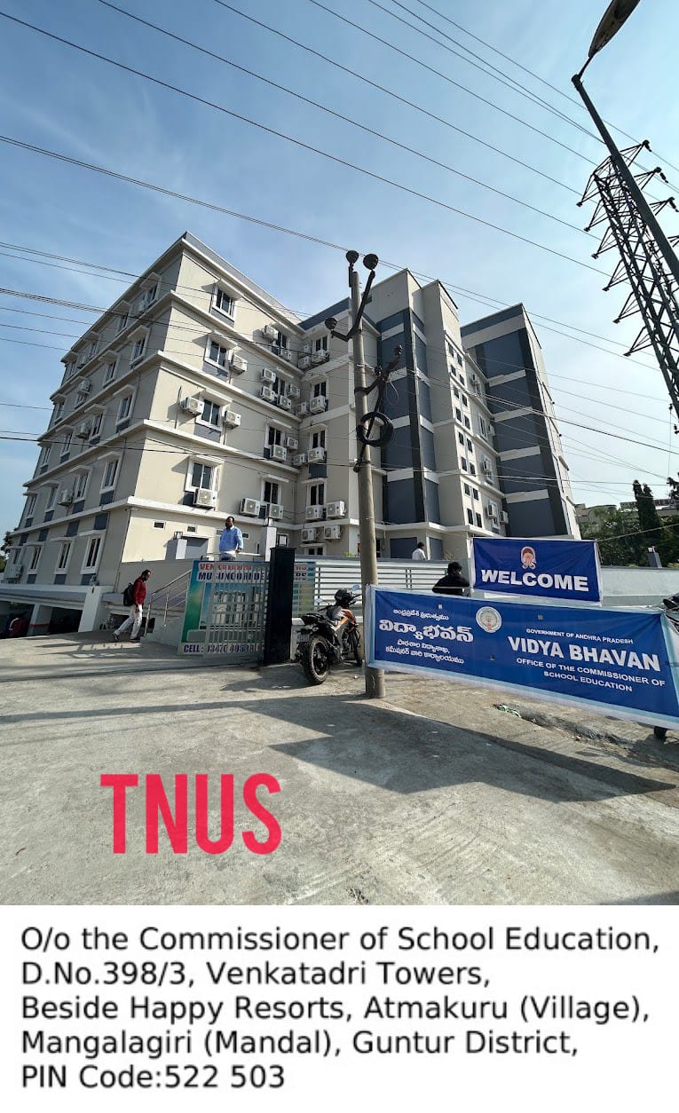 Commissioner of School Education AP CSE AP Office Address - Mannam Web ...